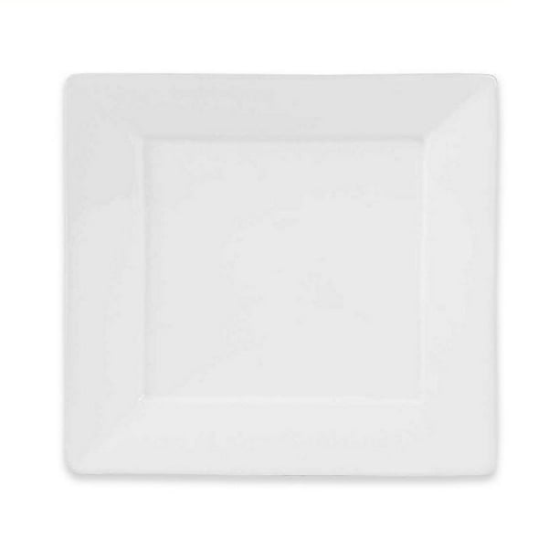 Everyday White By Fitz And Floyd Square Dinner Plates In White Set Of 4