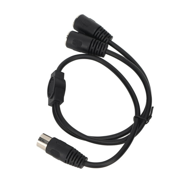DIN 4PIN To 2DIN 4PIN Adapter Cable, 1.6ft High Accuracy Male To Female ...