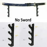 Pmsanzay Four-Layer Sword Rack, 2 Pack, Wall-Mounted Martial Arts ...