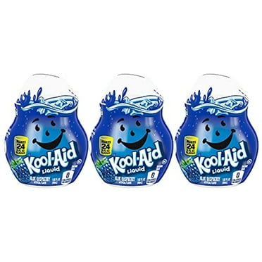 Kool-Aid Blue Raspberry Flavored Liquid Drink Mix (1.62 Oz Bottle ...