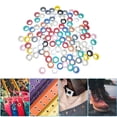 100 Pcs 5mm Inner Diameter Air Eye Mixed Colors Eyelets Metal Eyelets ...