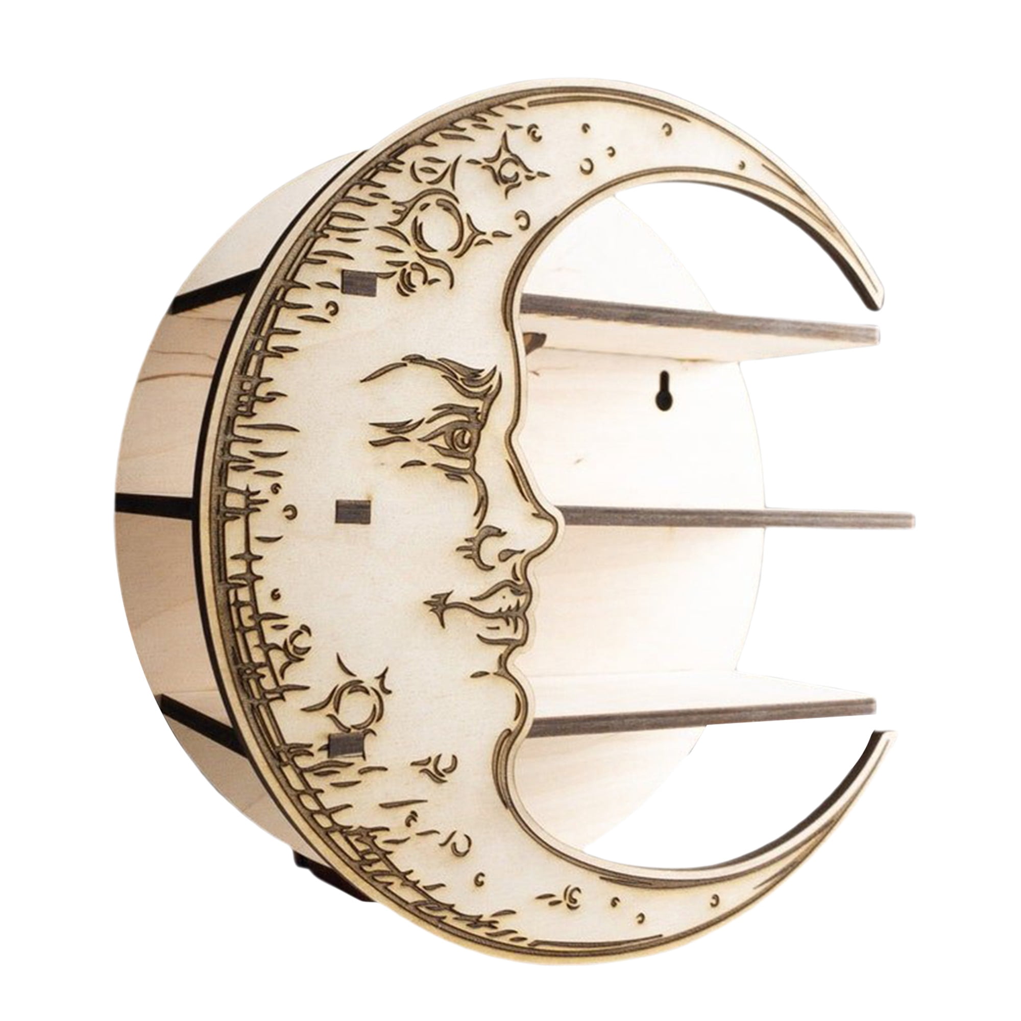 Franhais Crescent Frame, Crystal Stones Essential Oils Organizer,Three ...