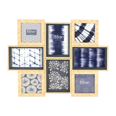 ArtMaison 15" X 18" MDF Wood Collage Photo Frame, 8 Photos Wall Picture ...