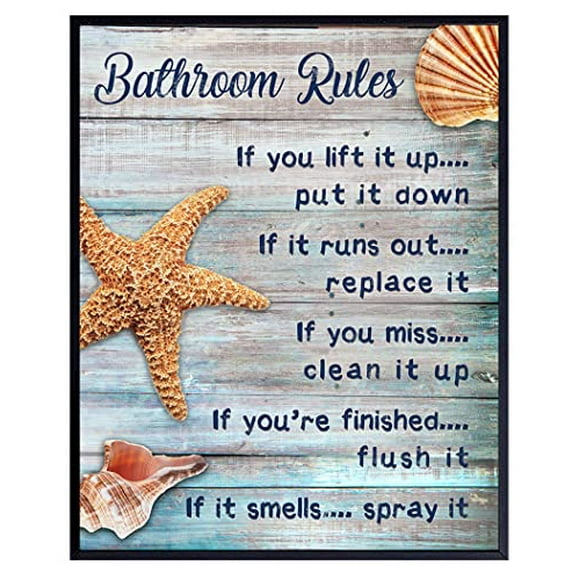 Beach Bathroom Wall Decor