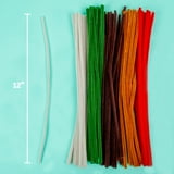 Hello Hobby Dark Fuzzy Sticks 100-Pack, 12-inch Reusable Fuzzy Craft ...