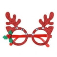 Home Decor Christmas Glasses Frame Glitter Xmas Party Eyeglasses Christmas Costume Glasses