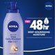 NIVEA Shea Nourish Body Lotion, Dry Skin Lotion with Shea Butter, 33.8 Fl Oz Pump Bottle ...