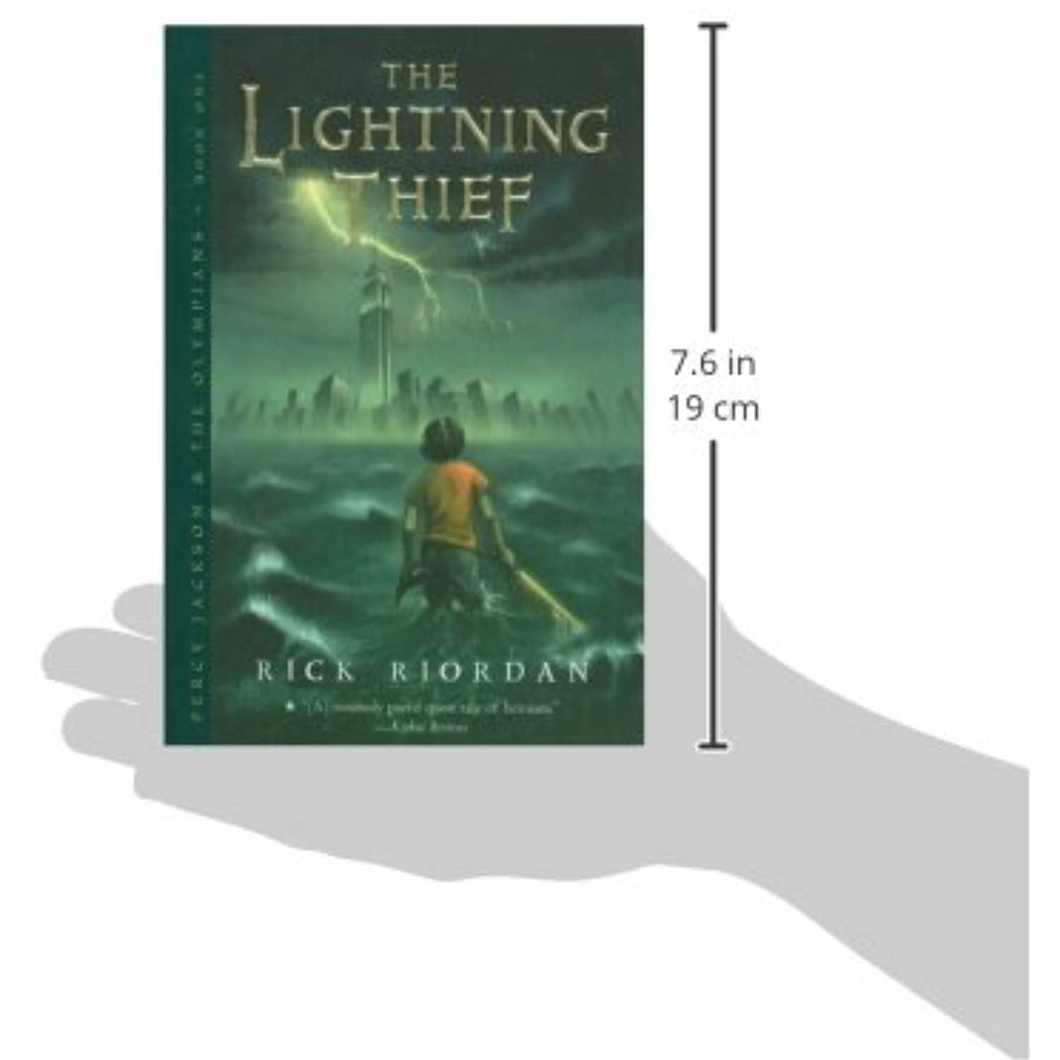 Percy Jackson Lightning Thief Book Cover