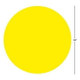 Way to Celebrate! Round Plastic Neon Yellow Table Cover, 84in - Walmart.com