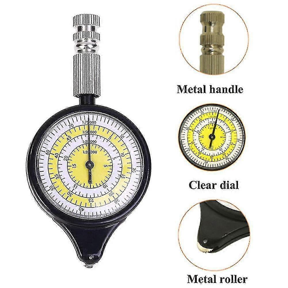 Medidor de mapas, Telémetro de mapas Cuentakilómetros Brújula ...