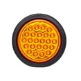 4" Round Trailer 24 LED Stop Turn Tail Signal Brake Marker Lights 2x ...