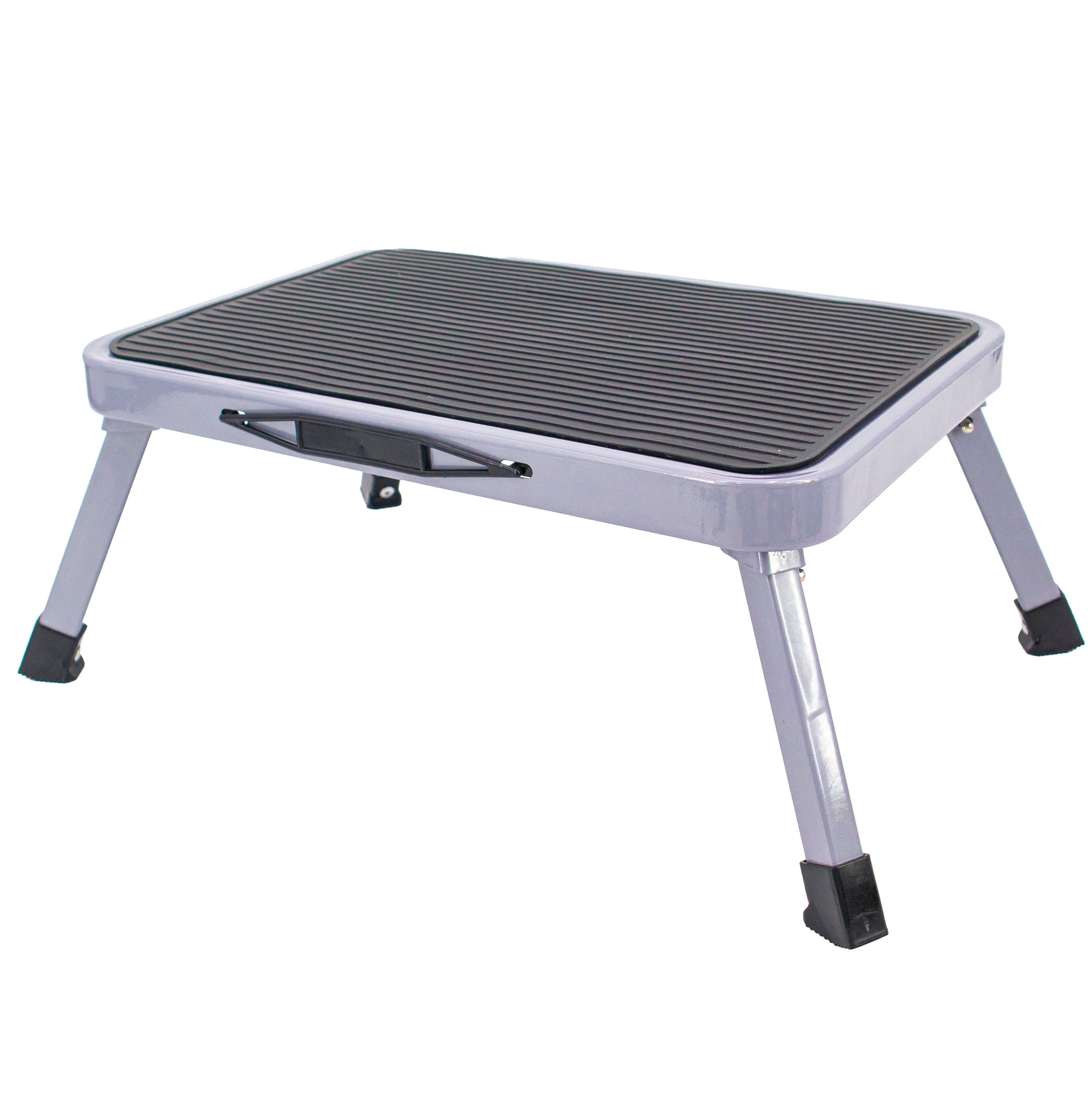 Step Stool Portable Folding Metal Foot Stool - Non-Slip, Compact ...