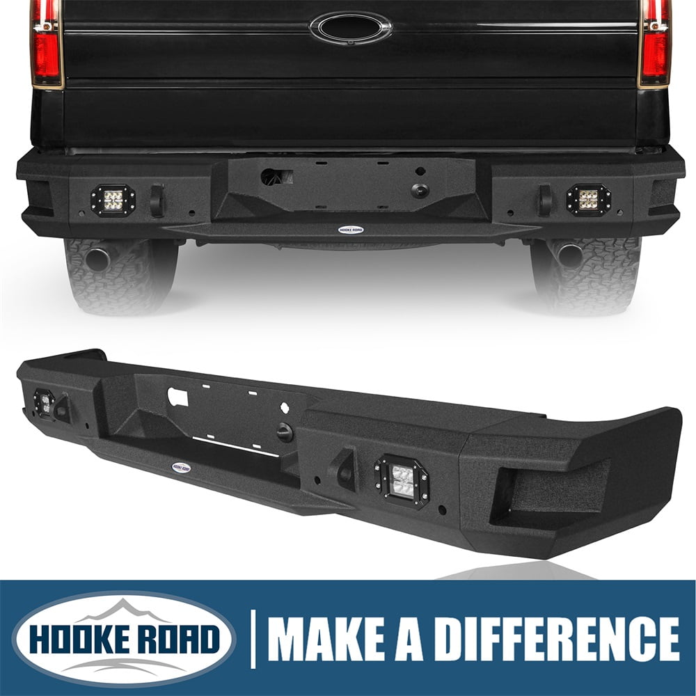 Hooke Road Rear Back Bumper Steel Fit Ford F150 2006 2007 2008 2009 ...