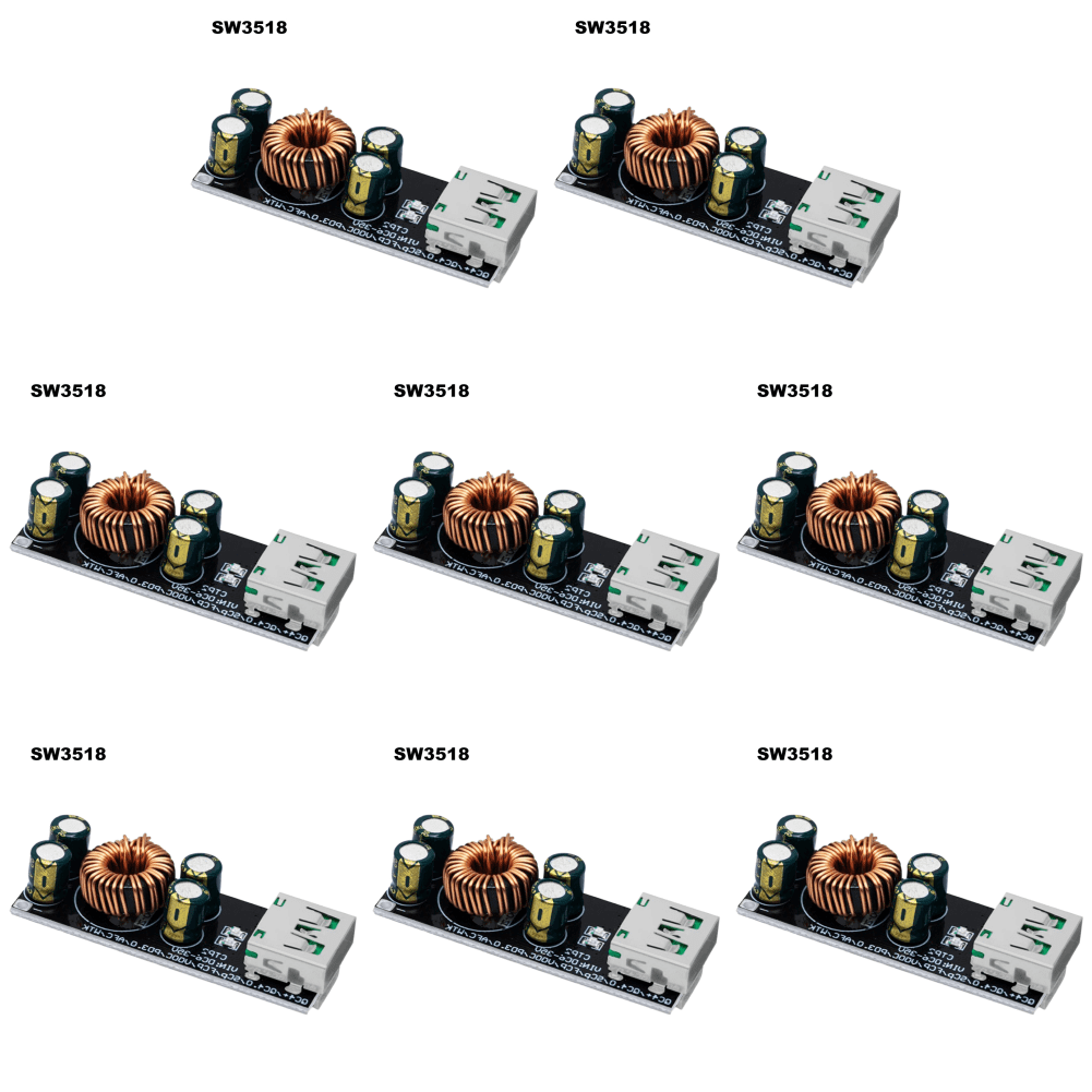 Placa de carga rápida para teléfono QC4.0/3.0 Módulo reductor reductor ...
