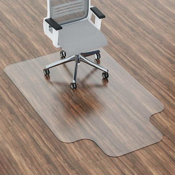ANMINY Office Chair Mat for Hardwood Floor 36" x 48" PVC Desk Chair Mat ...