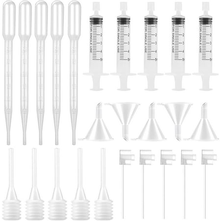 25 PCS Perfume Dispensing Tool, Including 3ML Graduated Transfer ...