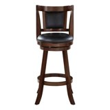 Boraam Avianna 29" Swivel Bar Stool, Cappuccino Finish - Walmart.com