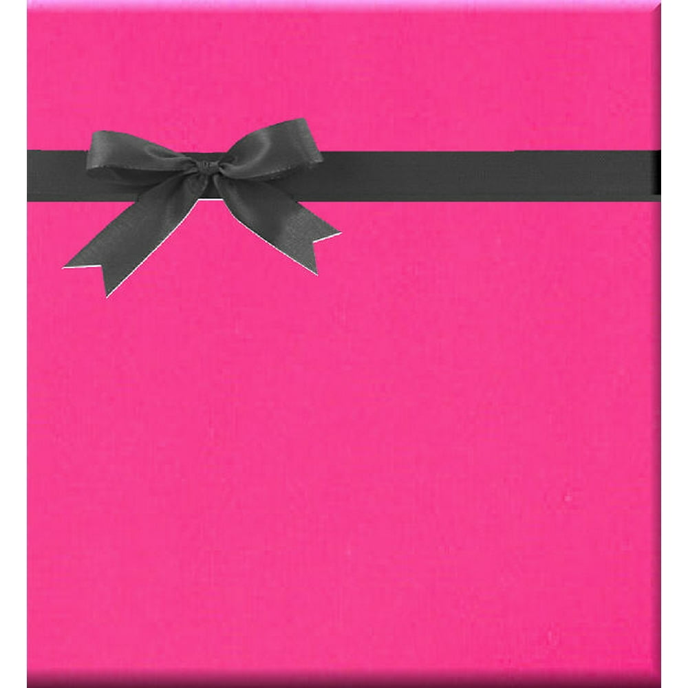 Hot Pink Solid Gift Wrap Wrapping Paper-15ft Roll w. Gift Labels ...