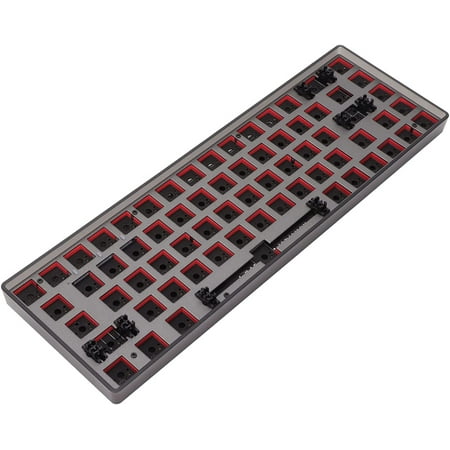 65 Percent Keyboard, 65% Layout Mechanical Keyboard Kit 68 Keys 2.4G ...