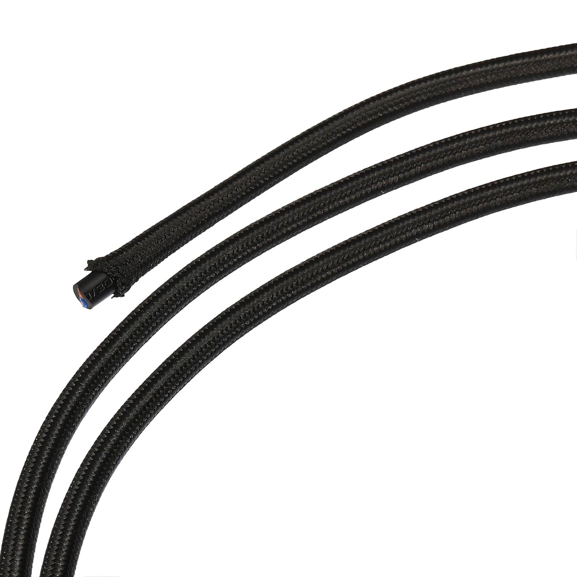 Uxcell Twisted Cloth Covered Wire 2 Core 18AWG 5m/16.4ft,Electrical ...