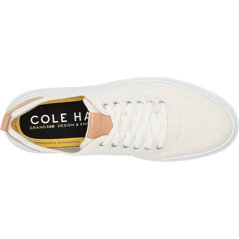 Cole Haan Men's Grandpro Rally Canvas Court Sneaker in Ivory