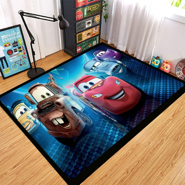 Sonic Bedroom Living Room Animation Carpet, Car Story Cartoon Floor Mat ...