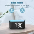 Housbay Digital Alarm Clock - Night Light, Dual Alarm, Adjustable ...