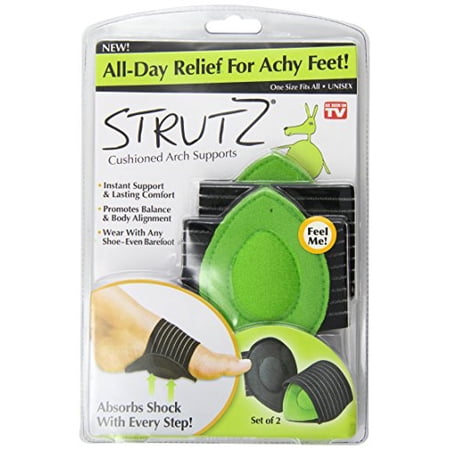 Ontel Strutz Cushioned Arch Supports, Green, 2 Count | Walmart Canada