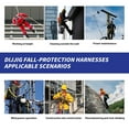 Safety Harness Fall Protection Kit with Shock Absorbing Lanyard ...