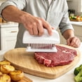 Professional Spring-Loaded Meat Tenderizer, Handheld Meat Needle for ...