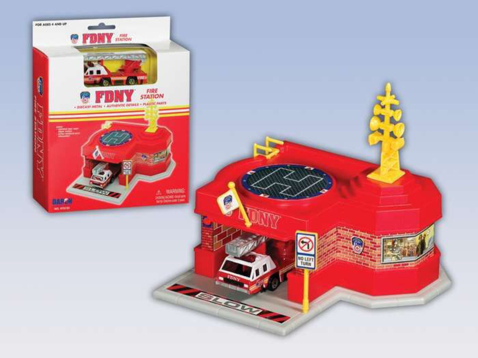 FDNY Mini Fire Station with Truck - Walmart.com