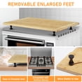 Wooden Stove Top Cover, 30x21 Inch Multi-Purpose Cutting Board with ...