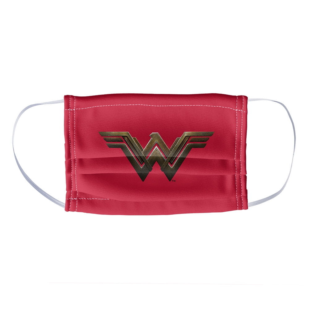 Wonder Woman Movie Wonder Woman Logo 1-Ply Reusable Face Mask Covering ...