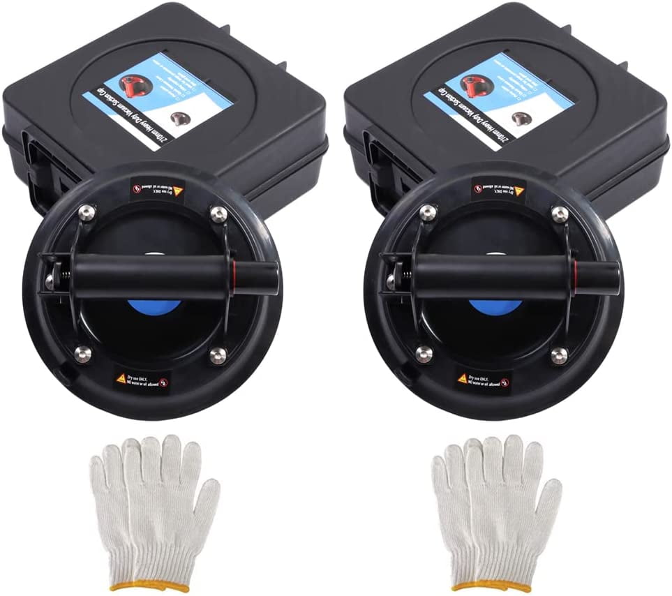 NIXFACE 8" Vacuum Glass Suction Cup Hand-held Panel Lifter with ABS ...