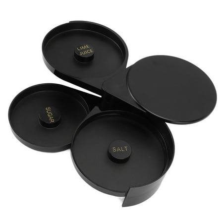 Bar Glass Rimmer, Bartender Tool Sugar Salt Rimmers 3 Tier Separate For ...