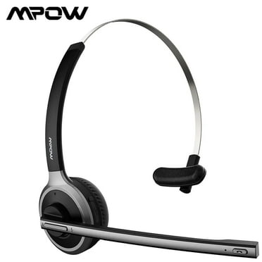 Mpow M5 Bluetooth Headset Noise Cancelling Truck Driver Headphones with ...