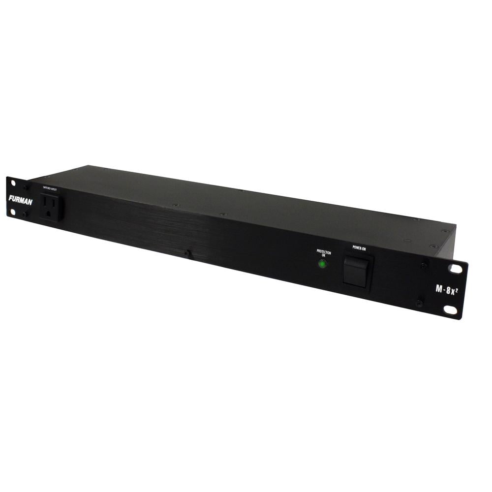 Furman M-8X2 Merit Series 15A 8-Outlet Power Conditioner and Surge ...