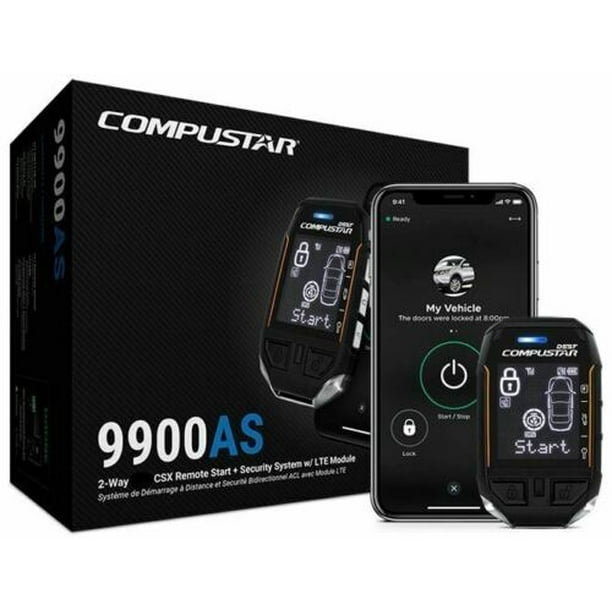 Compustar CSX9900-AS 2-Way CSX Remote Start + Security Kit with Drone ...