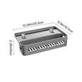 Pull Out Kitchen Sink Storage Rack - Self-Draining Sponge Tray with ...
