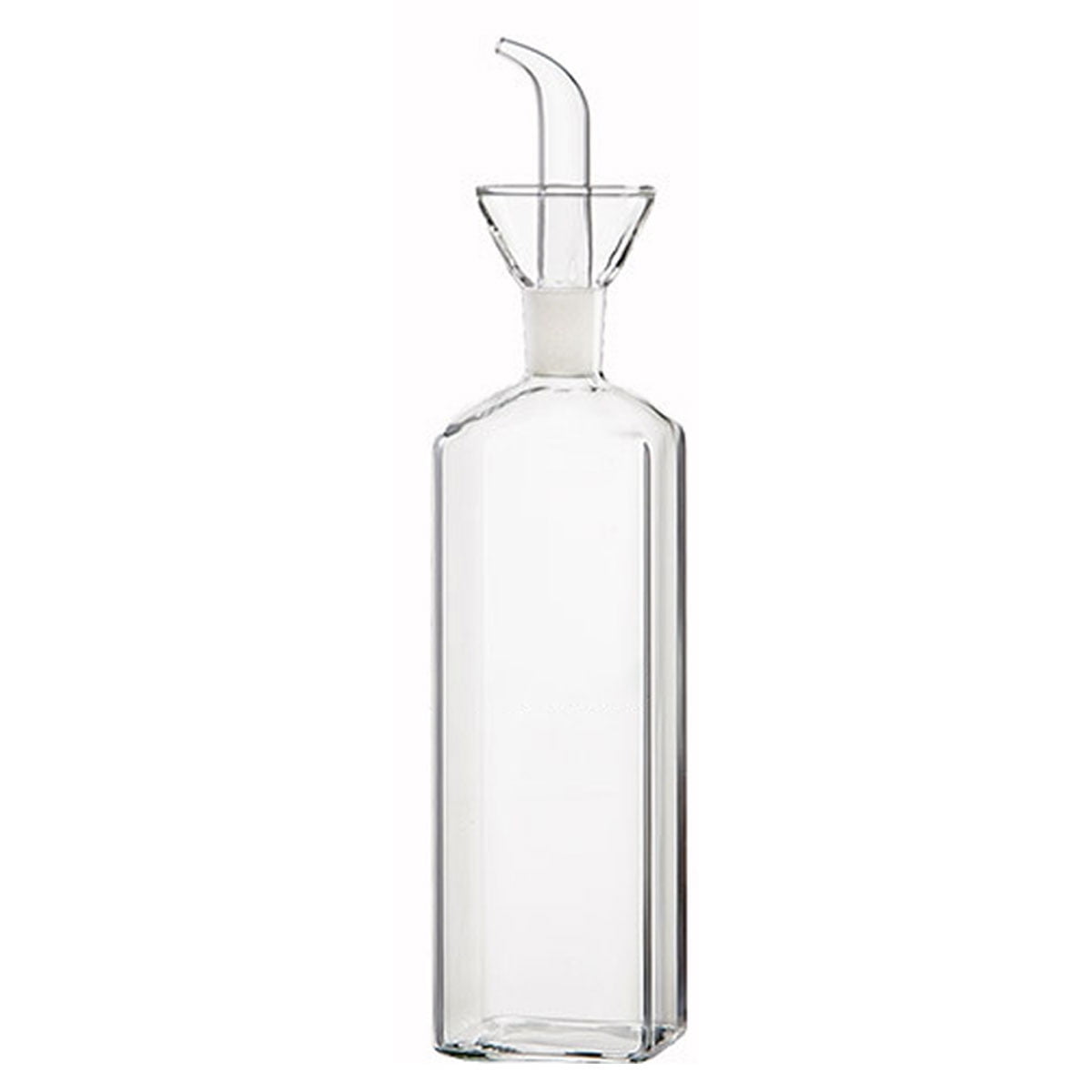 Glass drip-free mess-proof kitchen oil dispenser suitable for pouring ...
