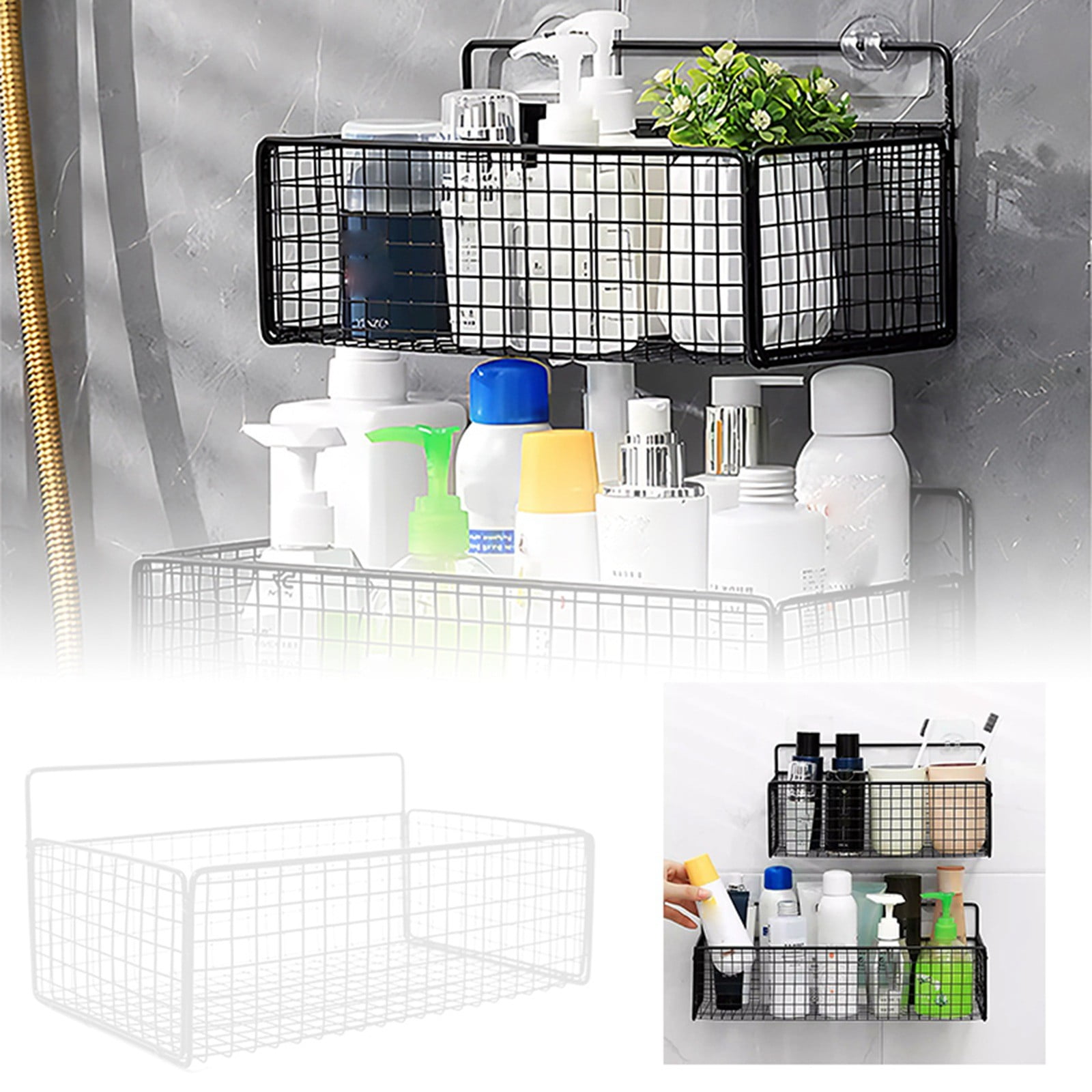 Click here for Tianyuuuu Living Room Storage Shelf Perforation Ba... prices