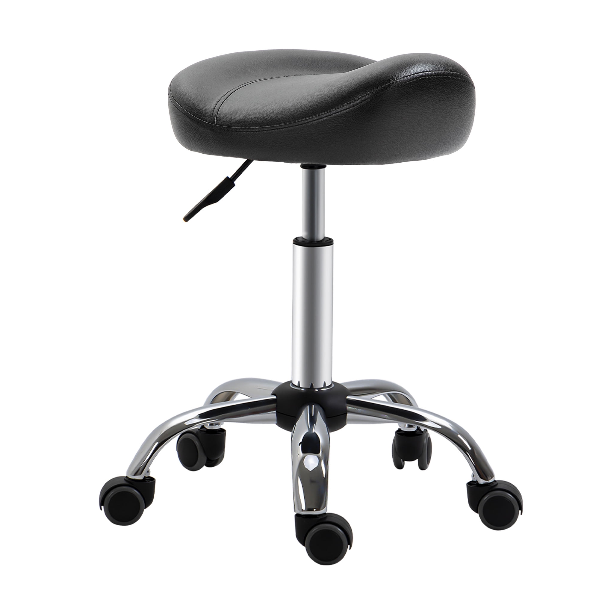 Click here for Homcom Saddle Stool Adjustable Rolling Salon Chair... prices
