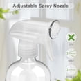 2 Pack Glass Bottles with Sleeve, 16 oz Empty Refillable Containers ...
