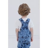 Disney Mickey Mouse Goofy Donald Duck Little Boys Bib Overalls Infant ...