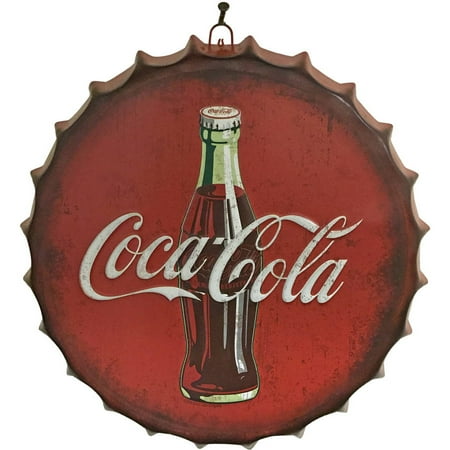 Coca Cola Metal Cap Decor - Walmart.com