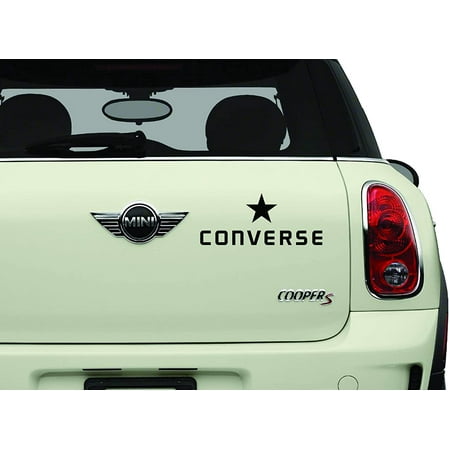 Converse Black SK8/Surf/Snow/Water/Bike/Brands Automotive Decal/Bumper ...