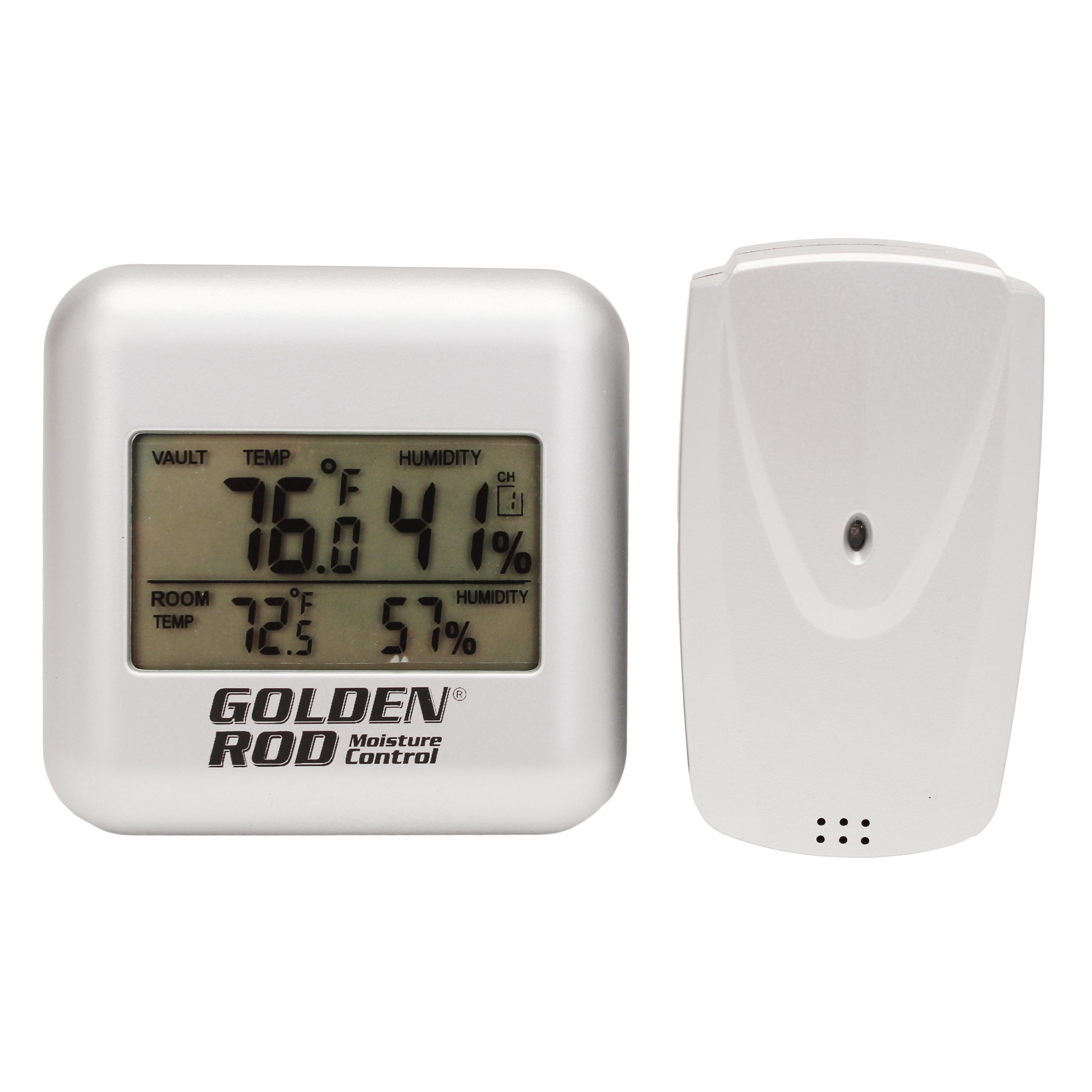 Lockdown Golden Rod Digital Wireless Hygrometer - Walmart.com