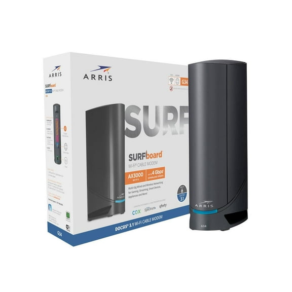 Free Shipping! ARRIS Wi-Fi Cable Modem Router DOCSIS 3.1 AX1800 Wi-Fi 6 ...