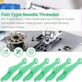 6-Pack 2026 Automatic Fish Mouth Sewing Needle Threader, Easy Loop Tool ...