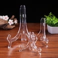 12 Pack 6 Inch Clear Plastic Easels and Plate Holders - Versatile ...